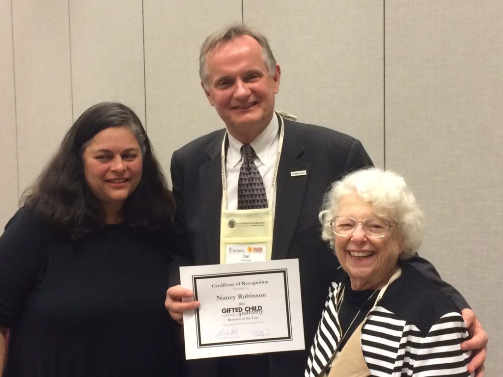 Nancy Robinson Celebrated at NAGC - UW Robinson Center for Young ...